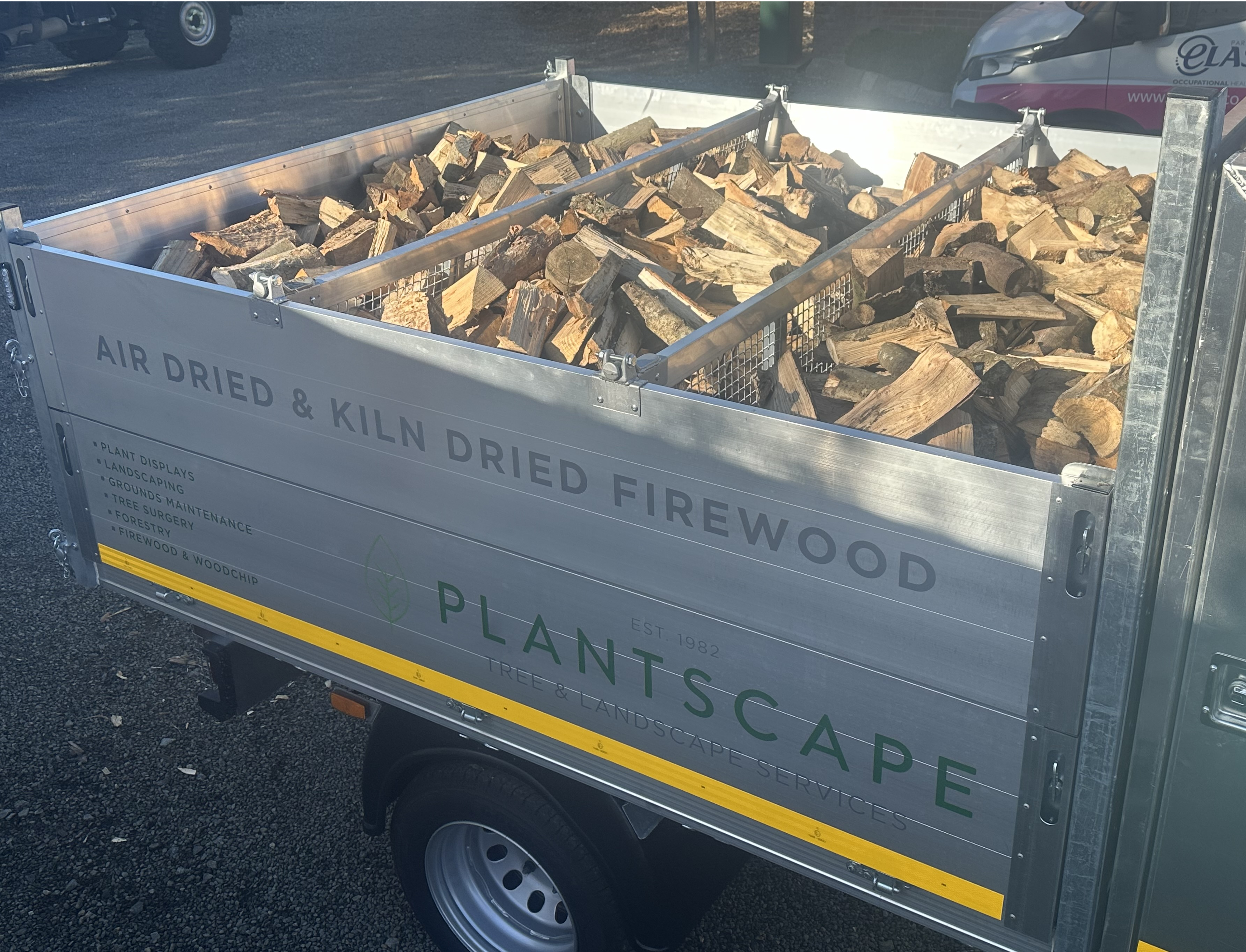3.75m³ loose load Kiln Dried Firewood – Plantscape Tree Services Ltd